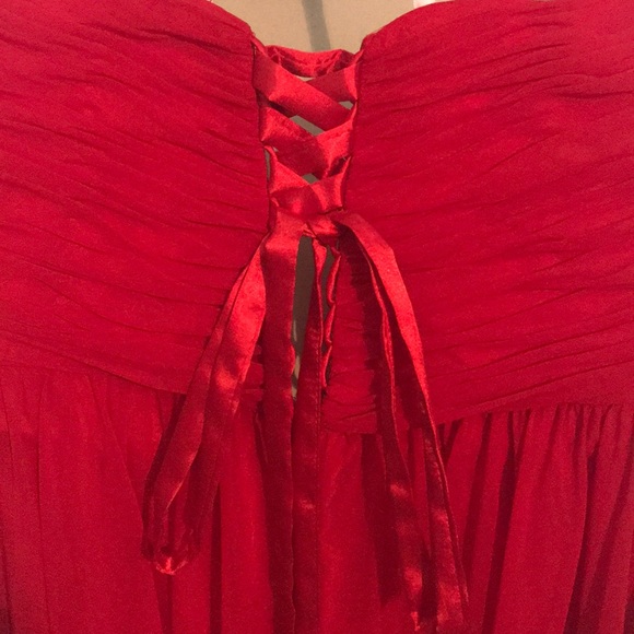 Dresses | Long Red Corset Back Prom Dress | Poshmark